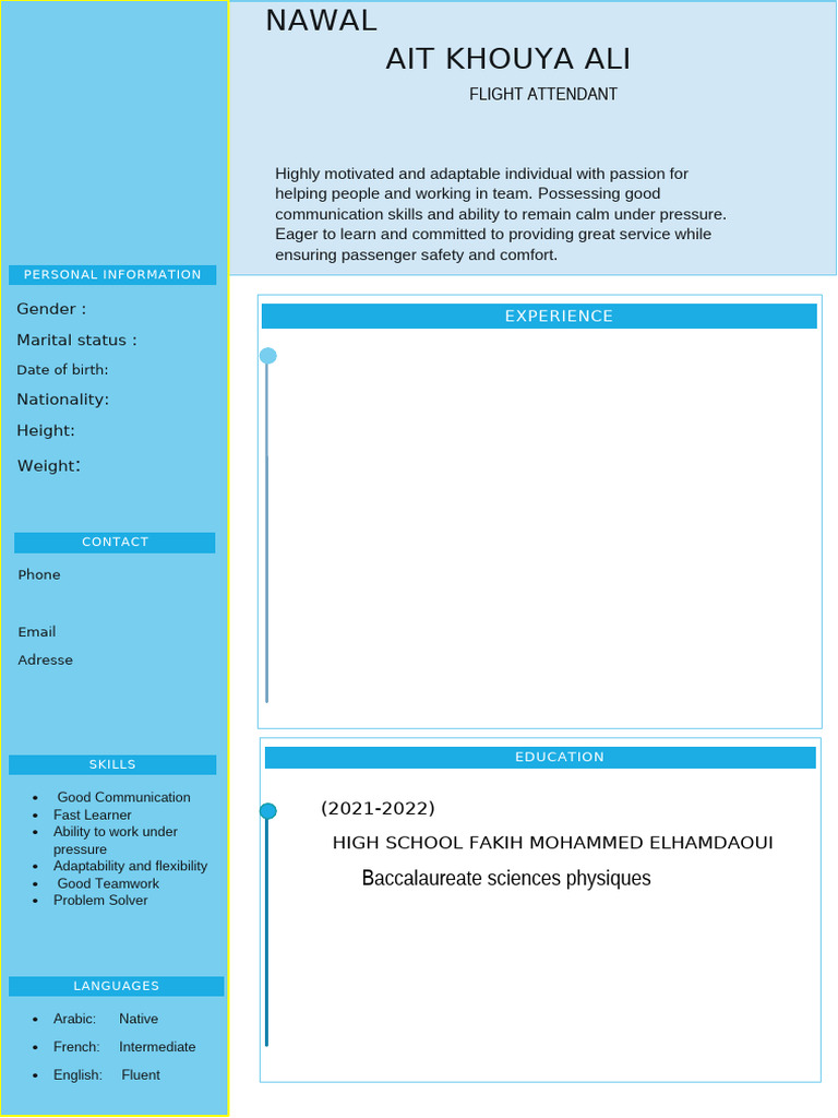 CV Nawal | PDF