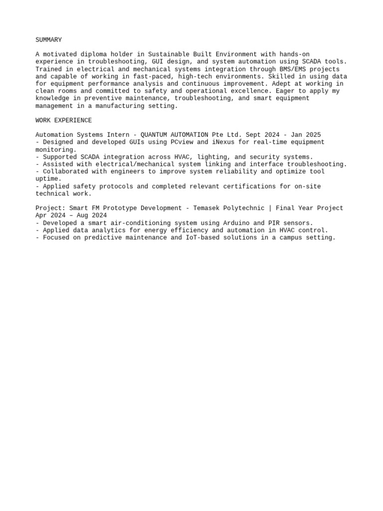 Tailored Resume Text For Seagate | PDF