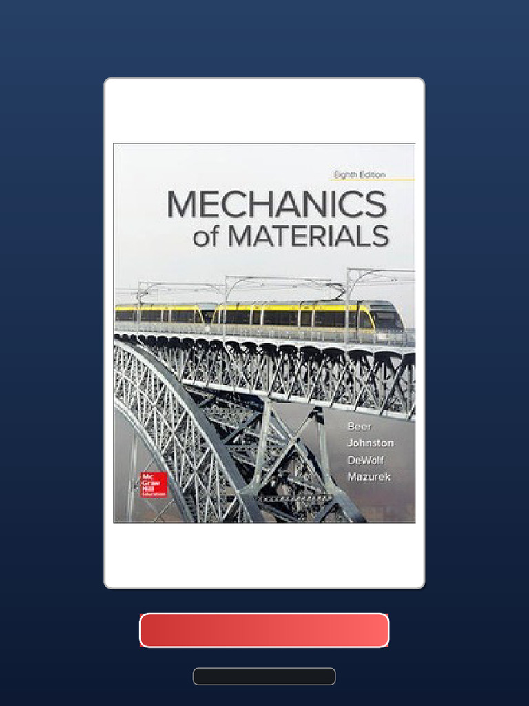 Mechanics of Materials 8th Edition Full Download | PDF | Multiple Choice | Knowledge