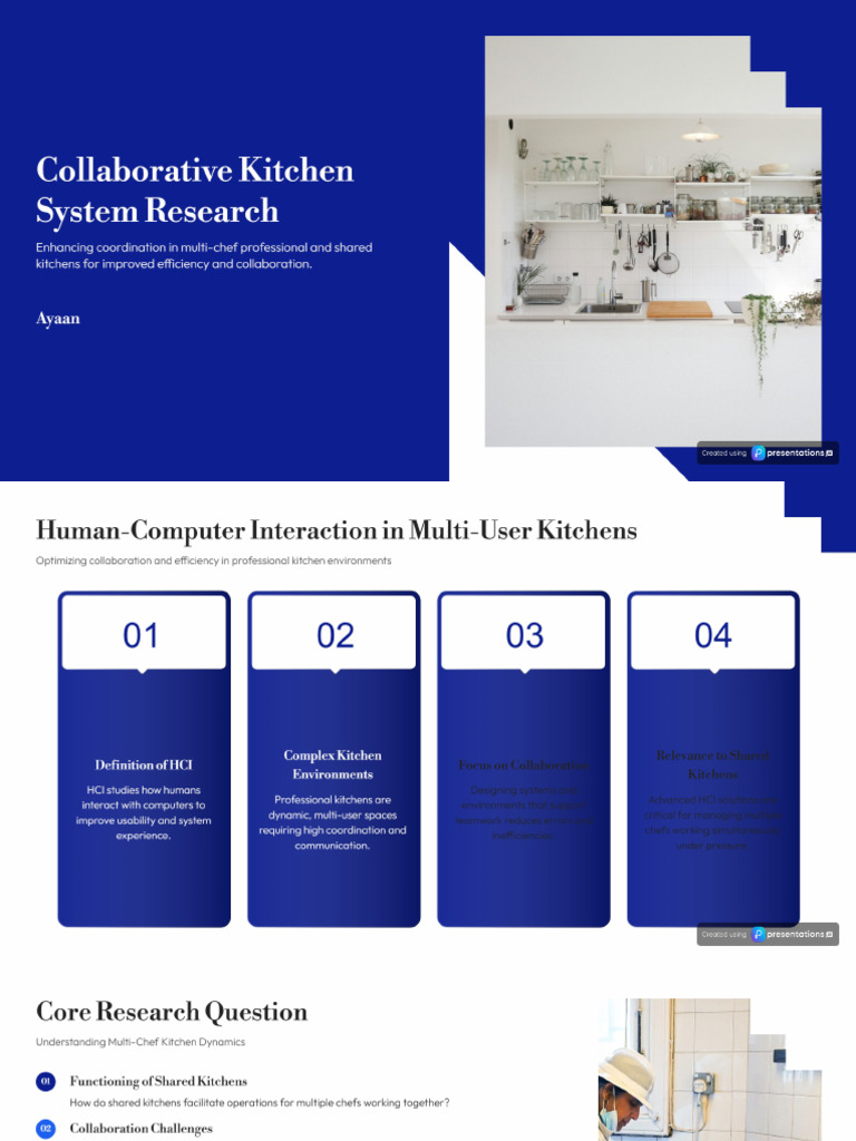 Collaborative Kitchen System Research | PDF