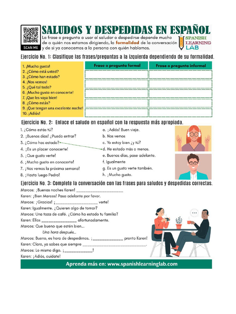 Saludos y Despedidas | PDF