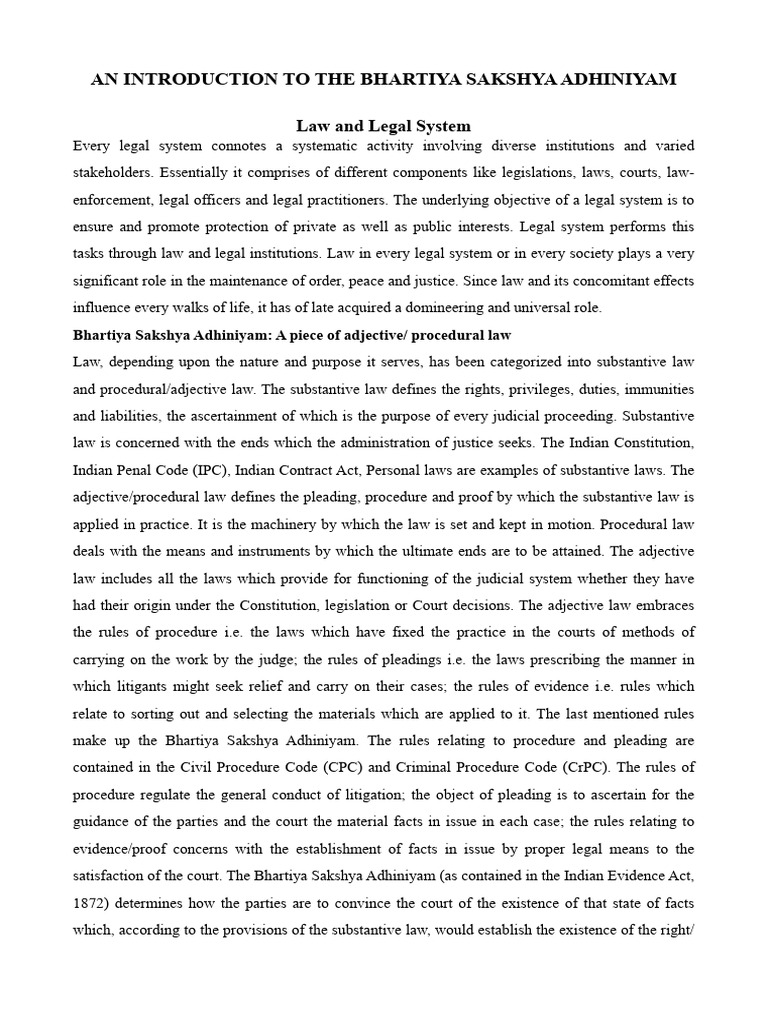 Notes Chapter 1 Bsa PDF | PDF | Affidavit | Evidence (Law)