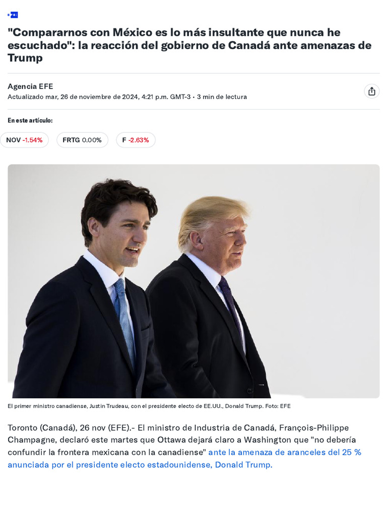 Compararnos Con México Es Lo Más Insultante Que Nunca He Escuchado - La ...