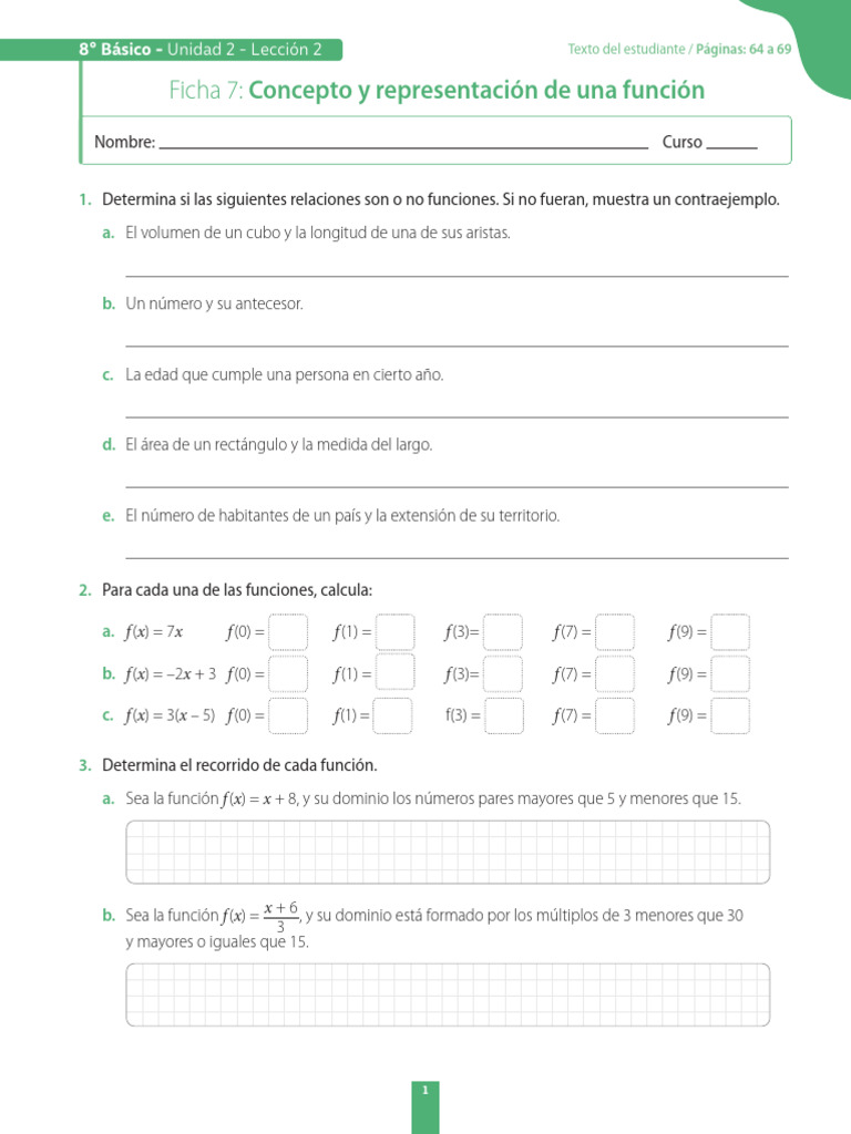 U2 Act 7 | PDF | Función (Matemáticas) | Variable (Matemáticas)