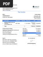 Mobile Shop Bill Format in Word | PDF