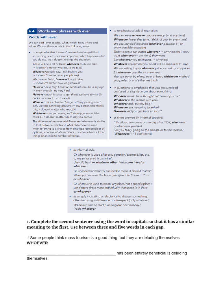 Phrases Using "Ever" in Context | PDF