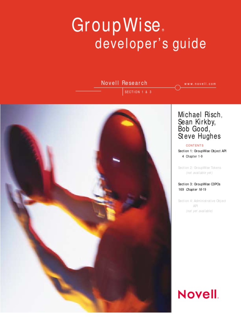 GroupWise Developers Guide | PDF | Business | Computers