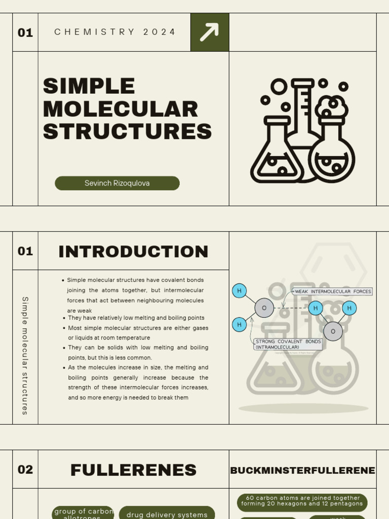 Simple Molecular Structures | PDF | Chemical Bond | Molecules
