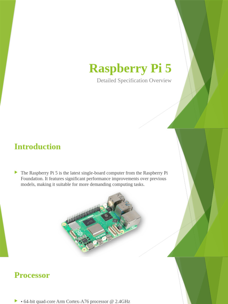 Raspberry Pi 5 (With Code) | PDF
