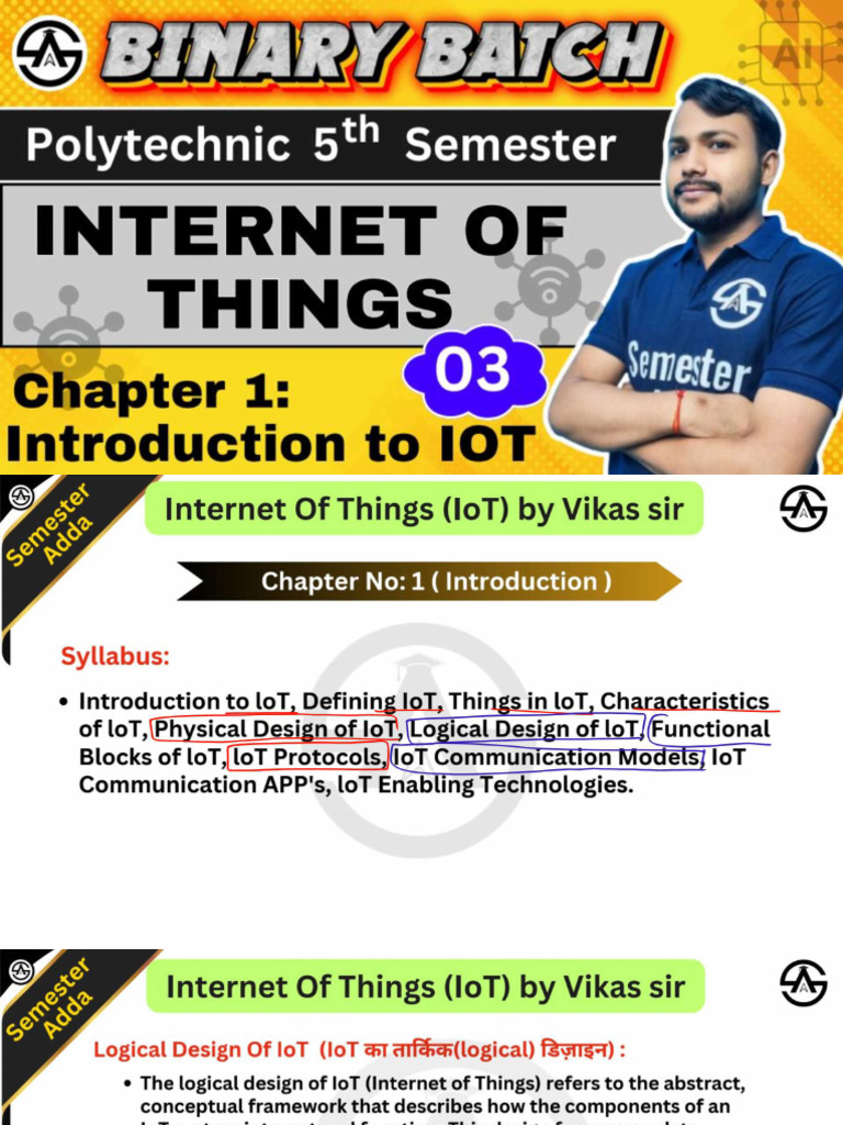 IOT Chapter-1 L-03 | PDF