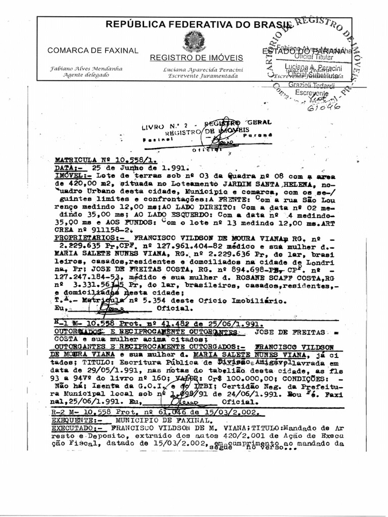 Matrícula | PDF
