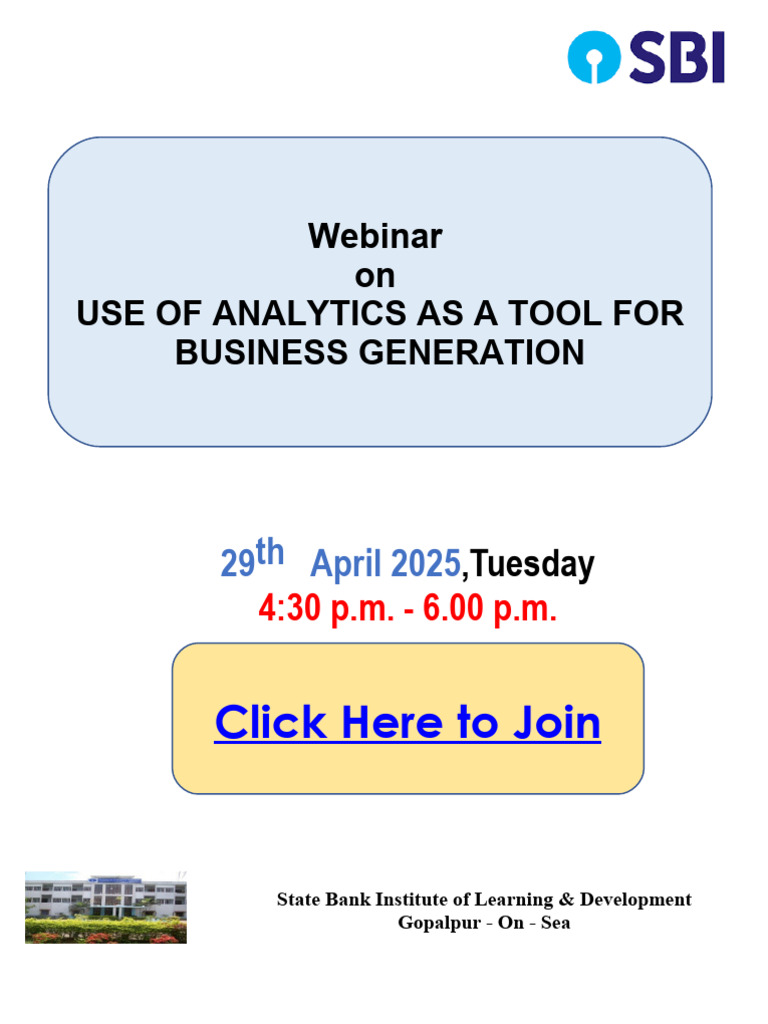 Webinar: Analytics for Business Growth | PDF