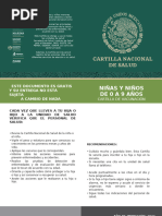 Carné de Crecimiento y Desarrollo Infantil | PDF | Epidemiología ...