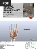 ROM Exercises For Hand and Wrist Patient Handout | PDF | Hand | Thumb