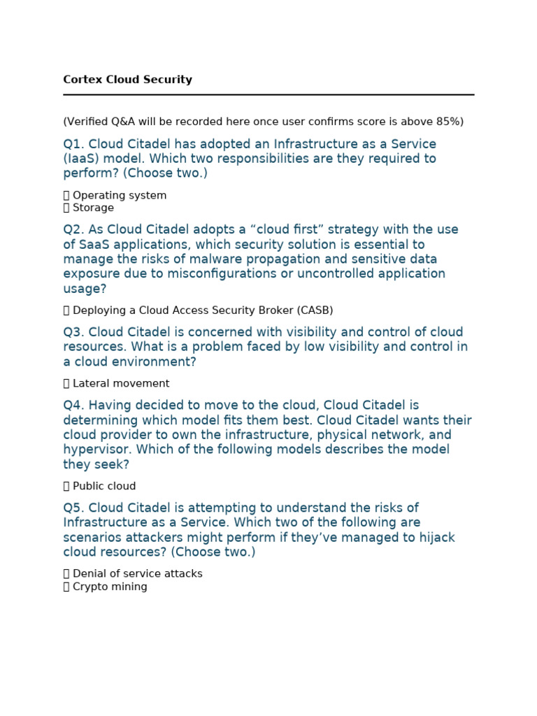 Cortex Cloud Security | PDF