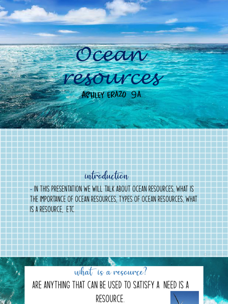 Ocean Resources 9a | PDF