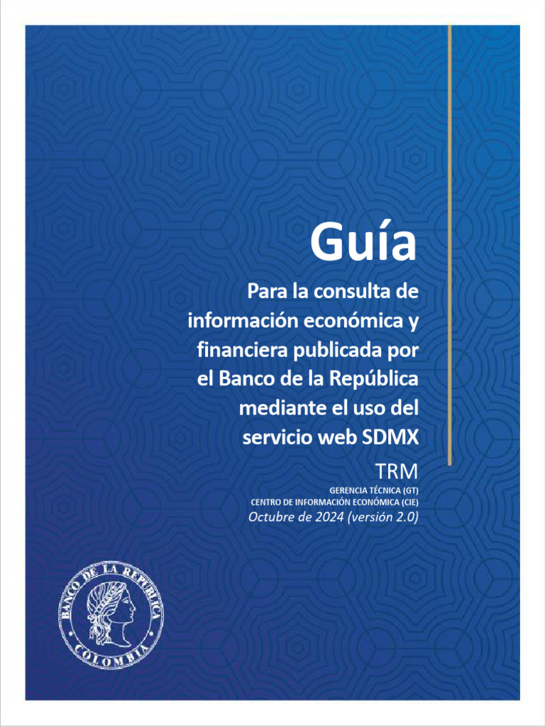 Web Services Documento Tecnico Consumo SDMX TRM | PDF | Economias
