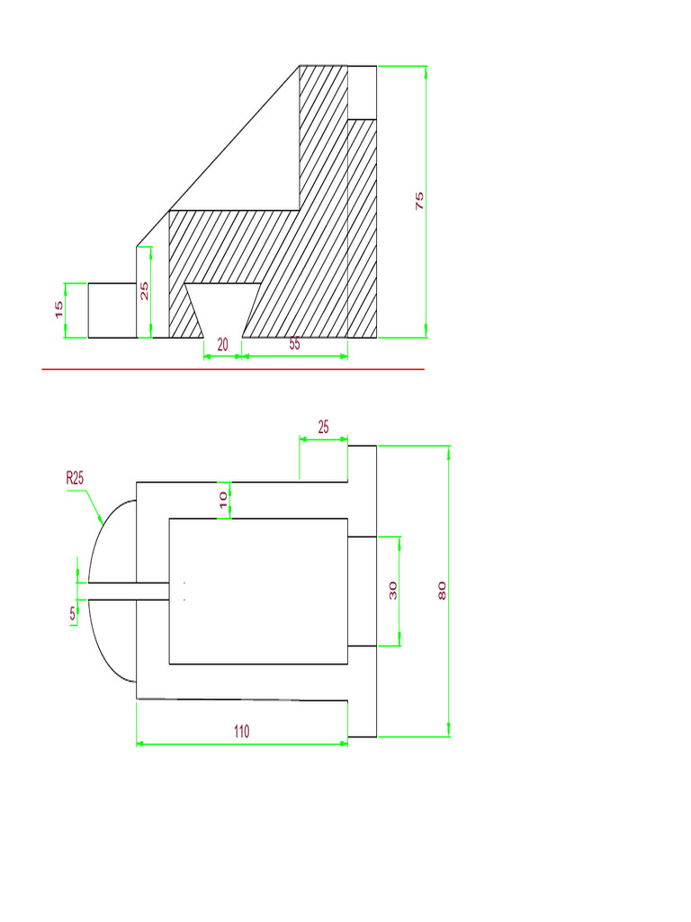 Sectional Orthographic Model | PDF