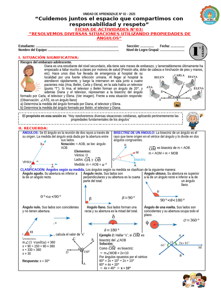 Ficha 3-1ero-Ua2-2025 | PDF | Especialidades Medicas