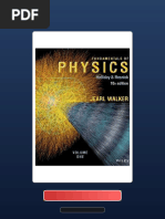 Fundamentals of Physics 10th Edition | PDF | Physics | Learning