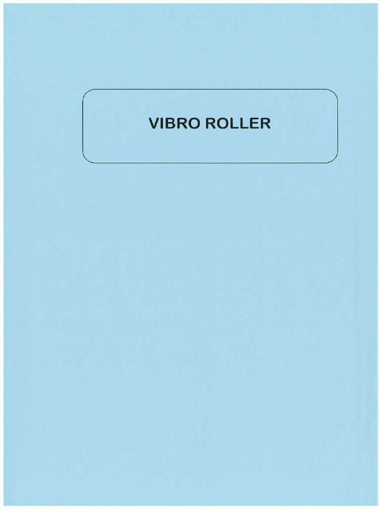 Vibro Roller 3 Unit | PDF