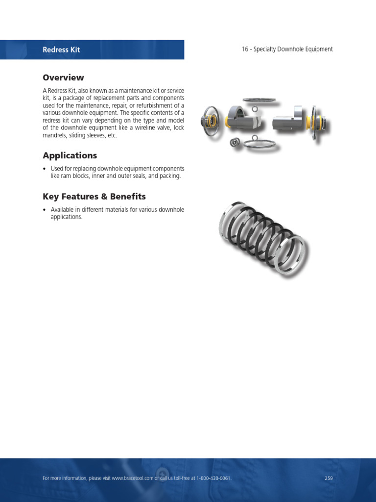 Tool Redress Kit - Catalog | PDF