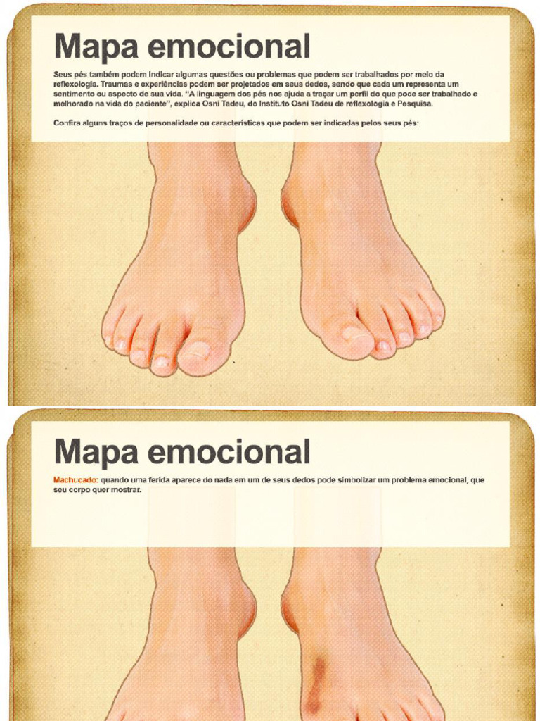 Reflexologia - Mapa Emocional | PDF