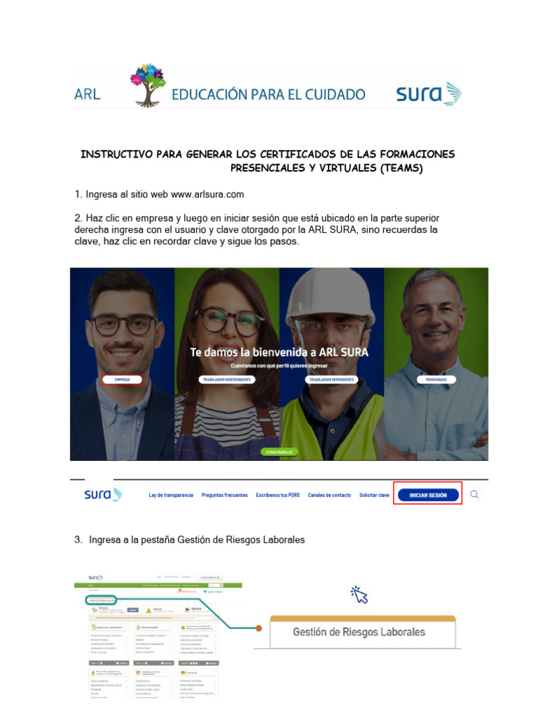 Instructivo para Generar Los Certificados de Las Formaciones Presenciales | PDF