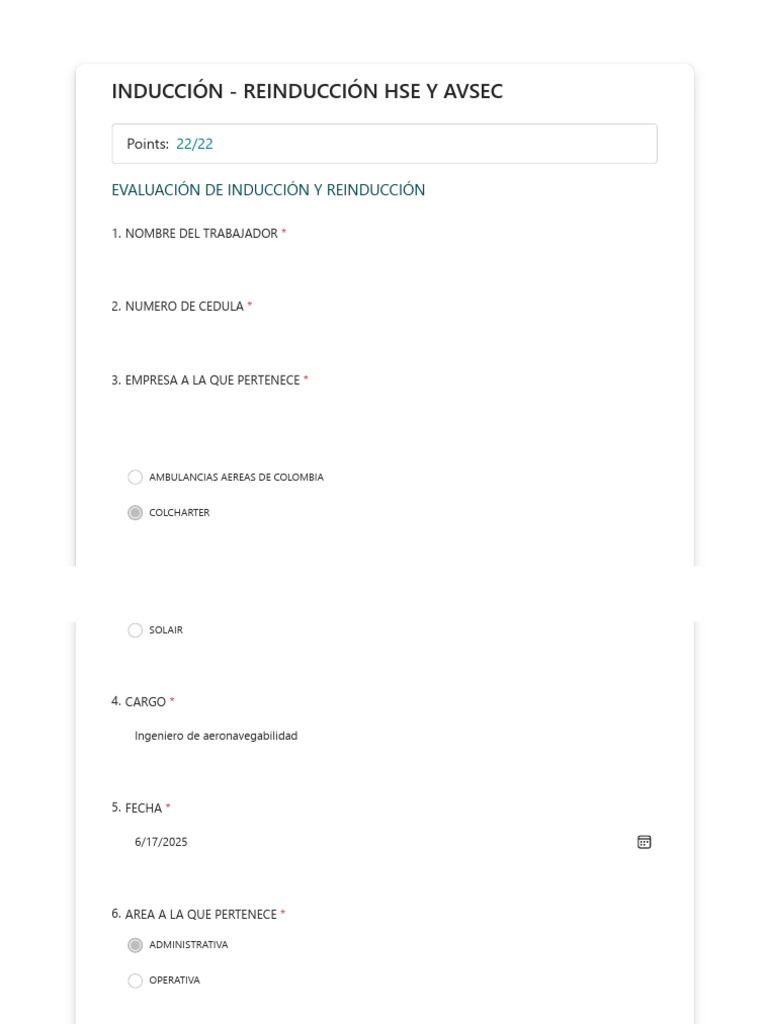 Inducción - Reinducción Hse y Avsec | PDF | Seguridad y salud ocupacional