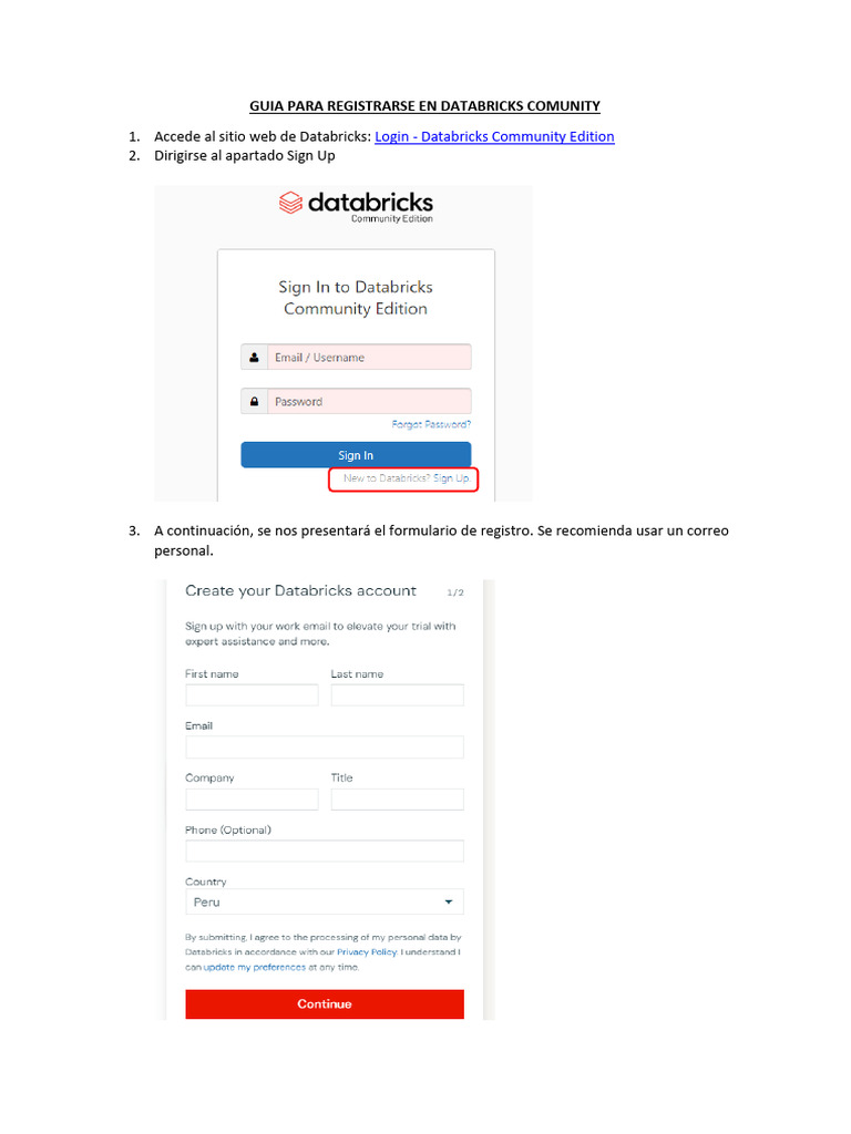 Manual Databricks Comunity 1 | PDF