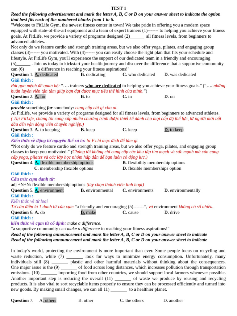 Test 1 - Key | PDF