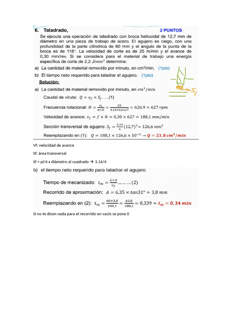 Ejercicio de Taladrado | PDF