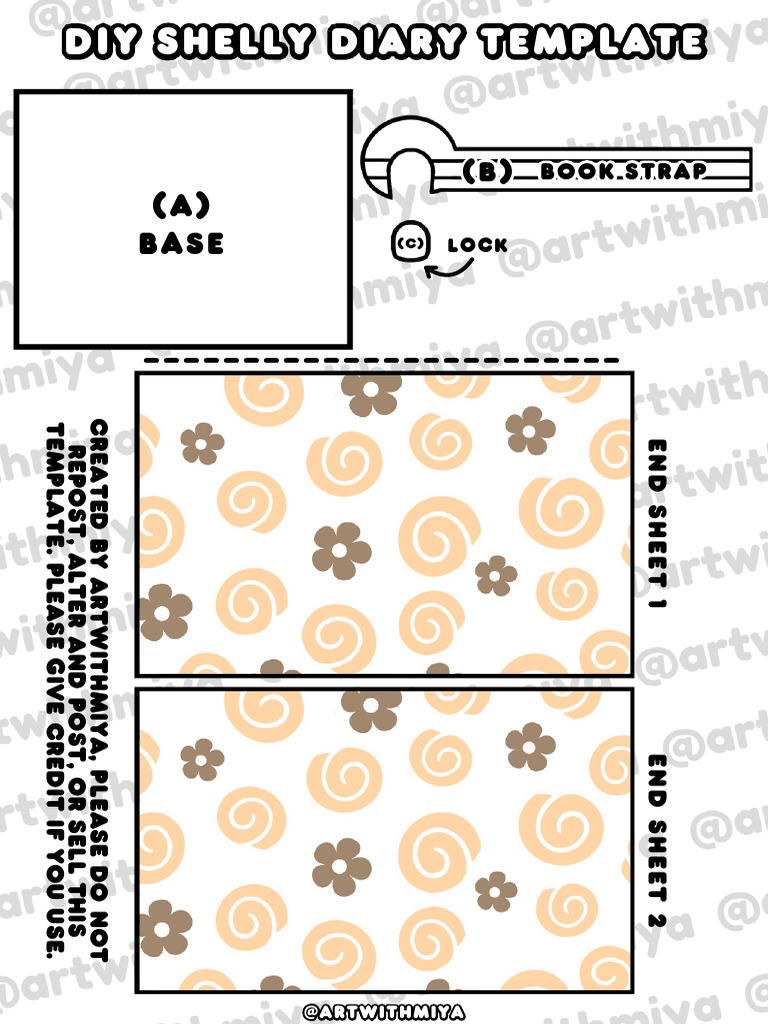 DIY Shelly Diary Template (Color) Abababababababa | PDF