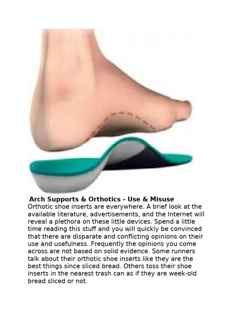 Special Purpose Arch Supports | PDF | Foot