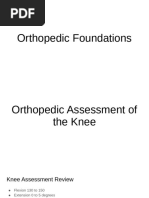 Knee Joint Range of Motion Assessment | PDF | Knee | Anatomical Terms ...