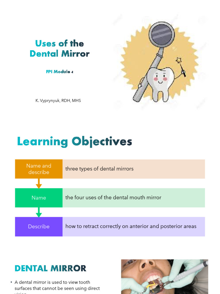 Dental Mirror Techniques and Types | PDF | Mirror | Tooth