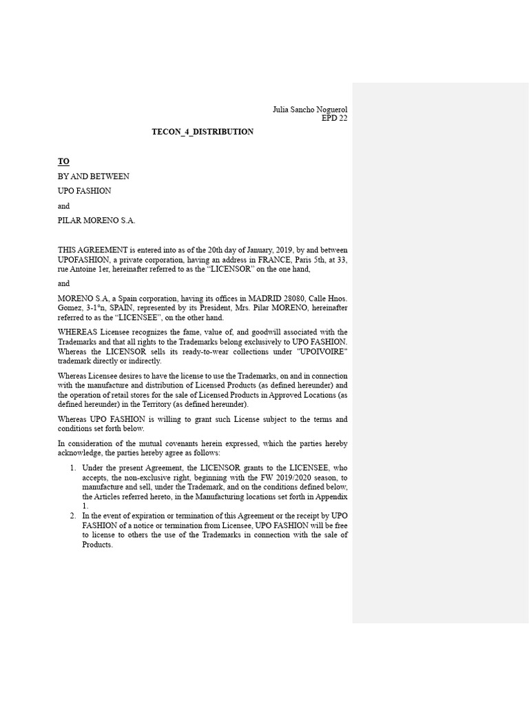 Tecon 4 - Distribution | PDF | Marca | Economias