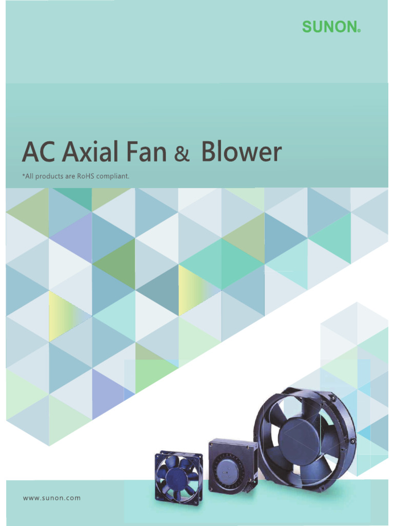 Sunon Fan & Blower A1259-Mbt - TC.GN 0526 | PDF