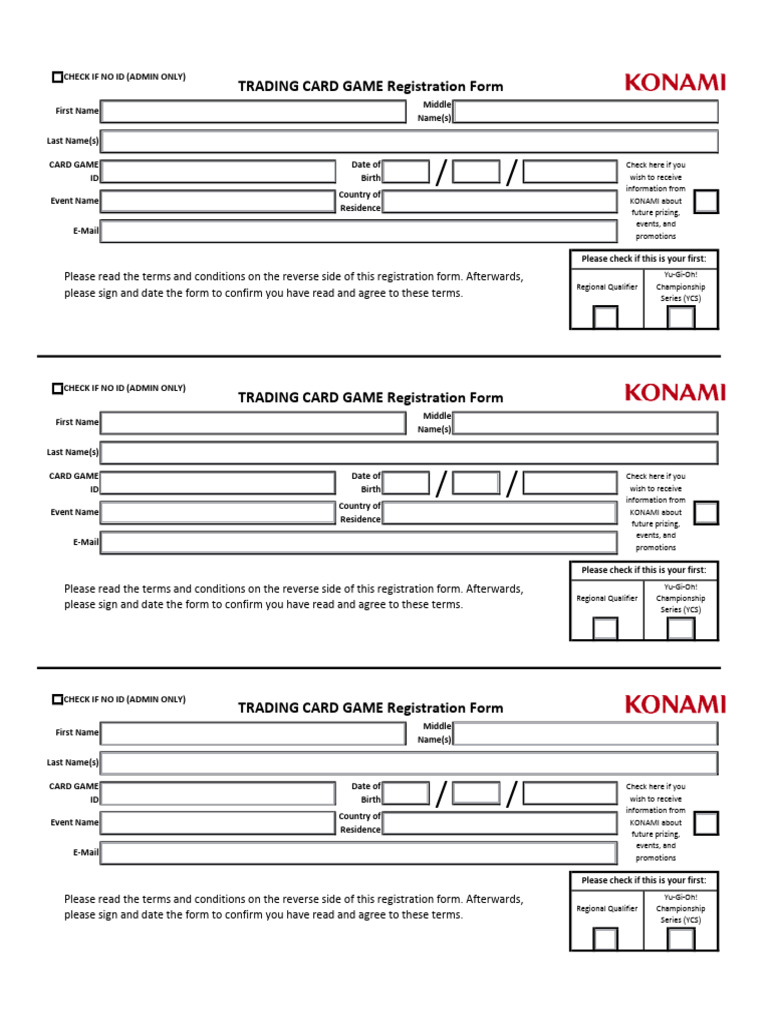Reg Form 2024-En Editable | PDF | Ephemera