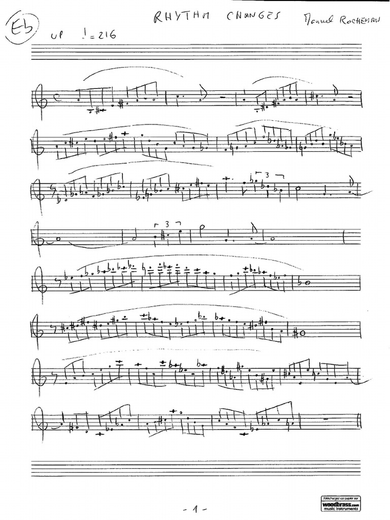 Rhythm Changes Eb | PDF