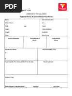 Physical Examination Report Template | PDF