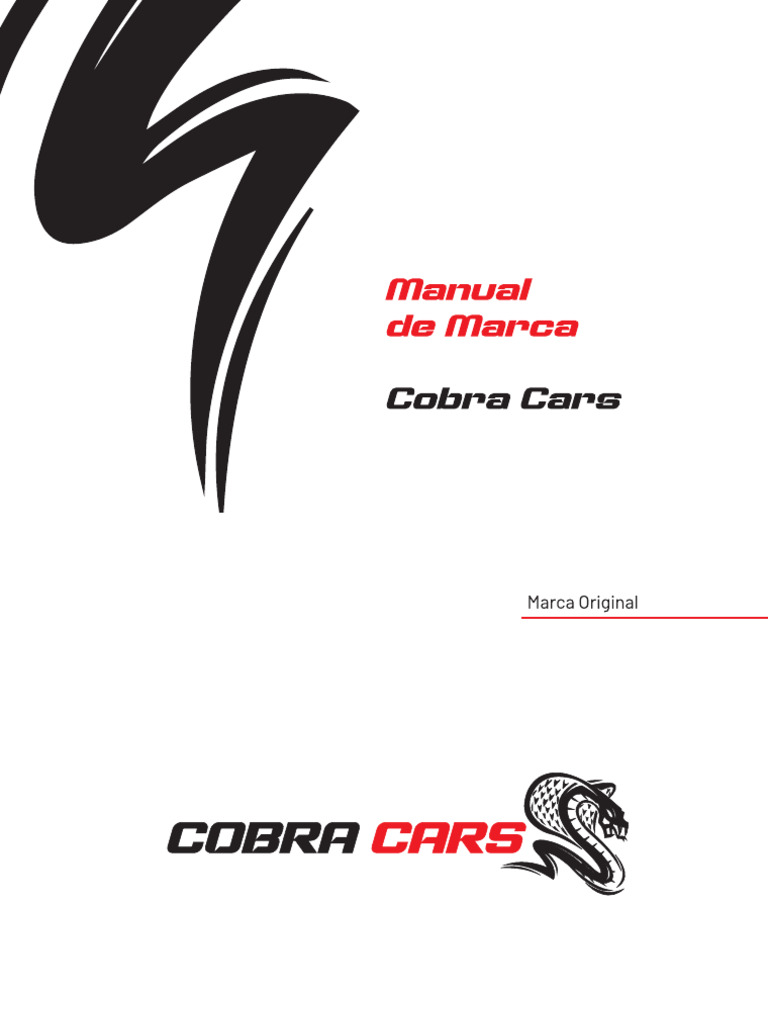 Manual de Marca - Cobra Cars 2024 | PDF