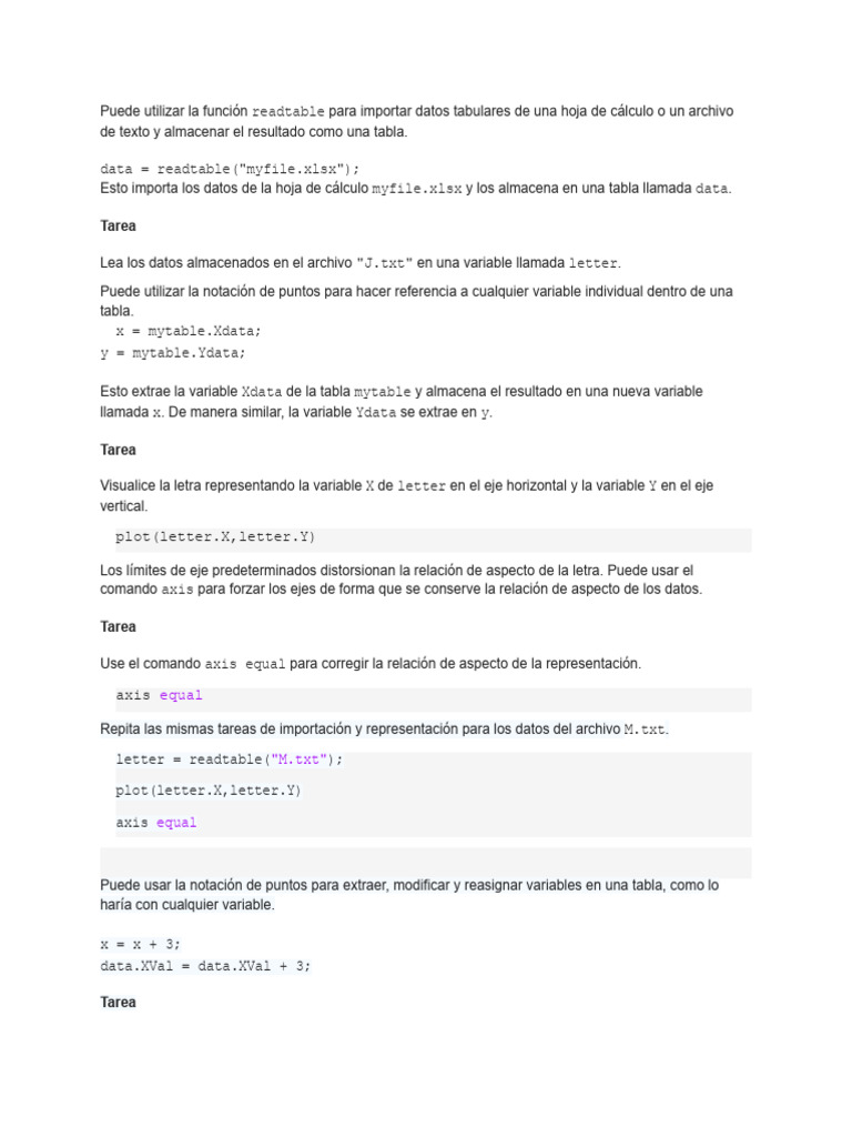 CURSO 2 Machine Learning Onramp | PDF | Mediana | Media