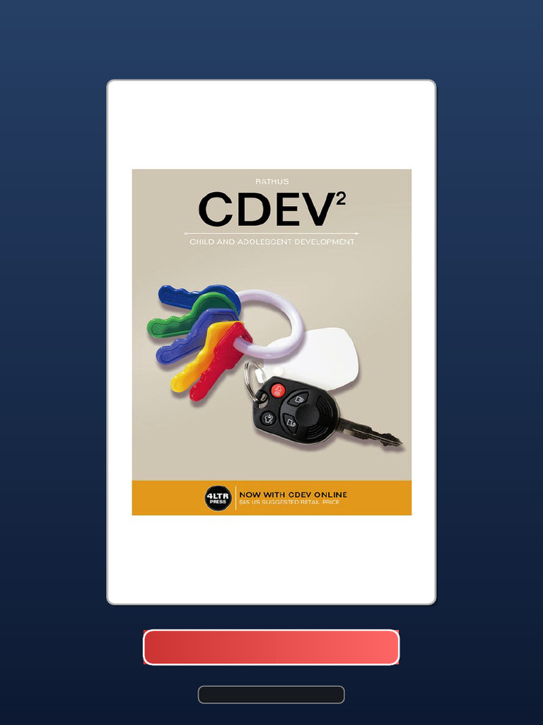 CDEV 2nd Edition Rathus Full Download | PDF | Knowledge | Learning