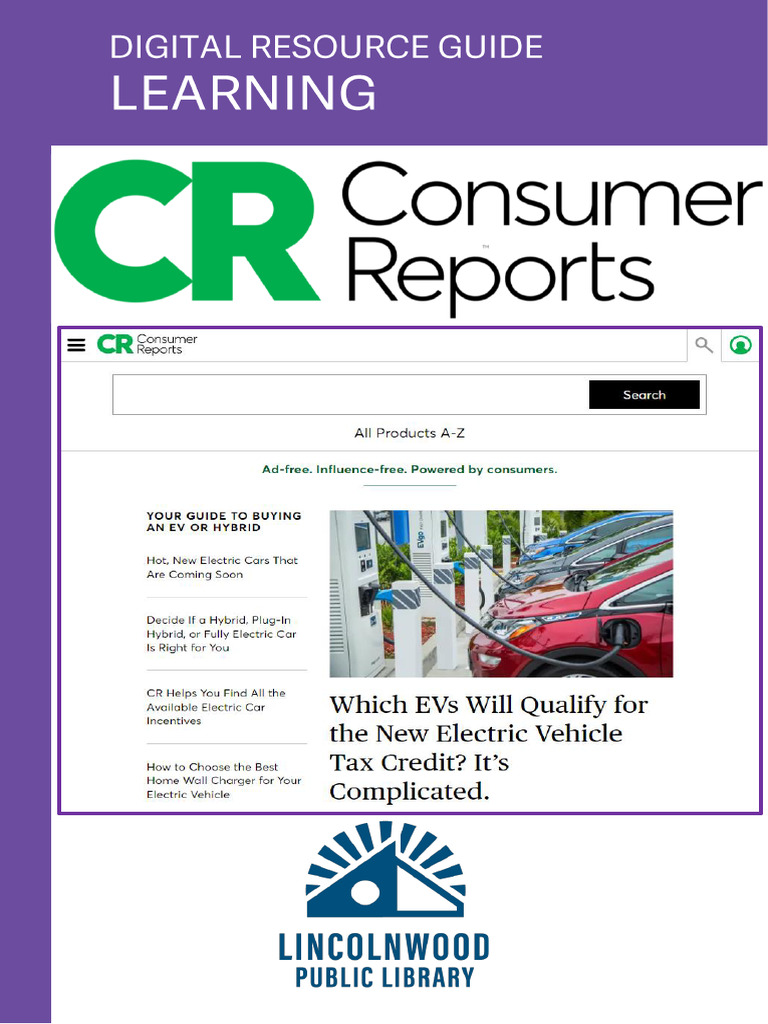 Accessing Consumer Reports via Library | PDF