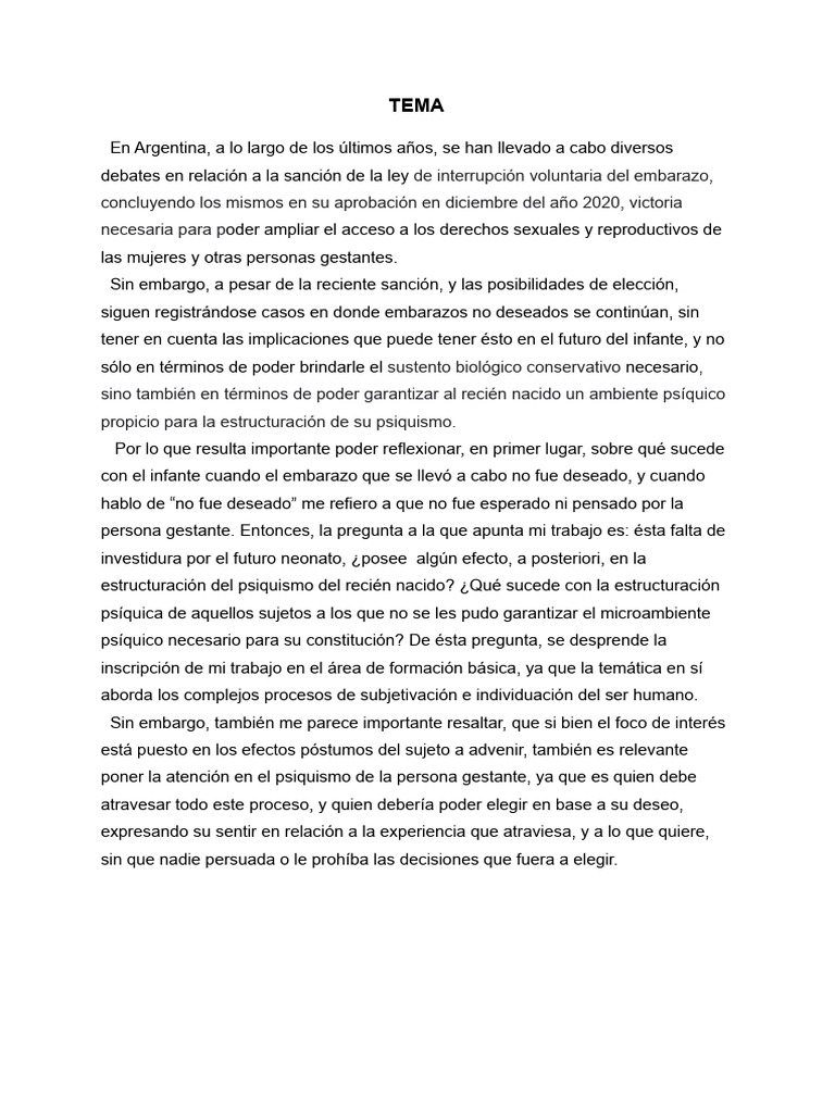 Plan de Tif | PDF | Psique (psicología) | Mente inconsciente