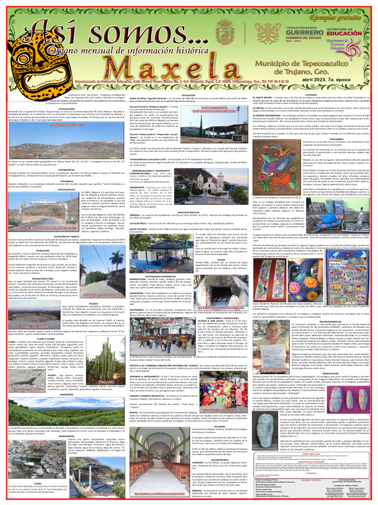 Cartel Así Somos Maxela | PDF