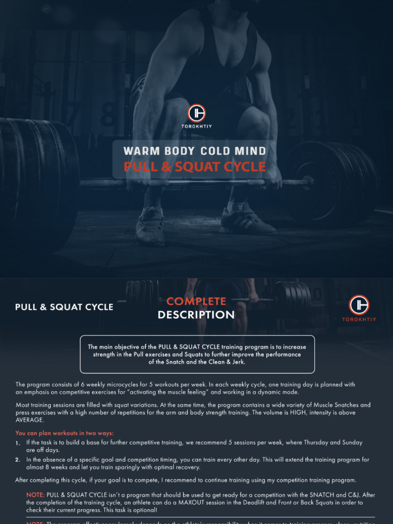 Pull & Squat Cycle | PDF