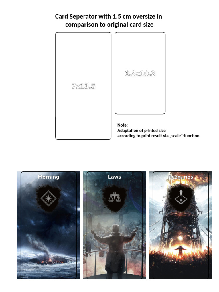 Frostpunk - Card Seperator v1 | PDF