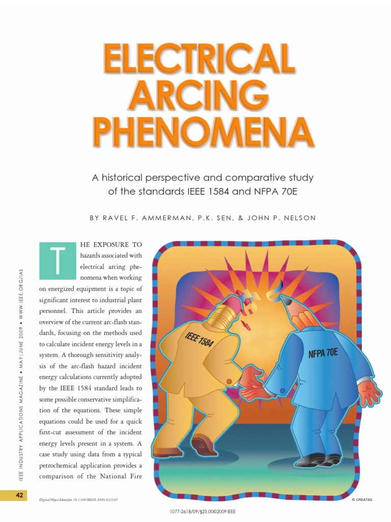 Electrical Arcing Phenomena Based On IEEE 1584 & NFPA 70E | PDF ...